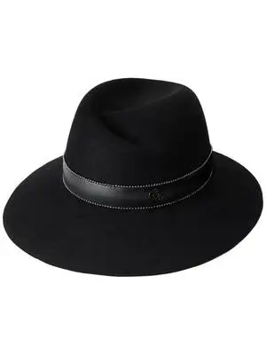 MAISON MICHEL Virginie Fedora - Black