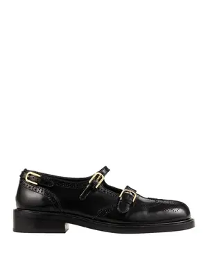 Sandro H24 Kaeta Mary Jane Flats - Black