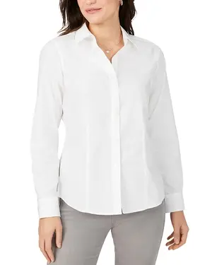 Foxcroft Dianna Cotton Non-iron Shirt - White