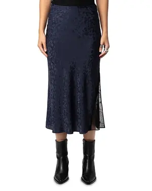 Zadig&Voltaire Jayla Jacquard Silk Skirt