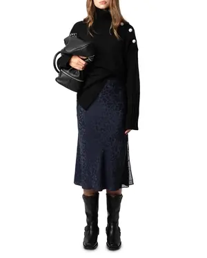 Zadig&Voltaire Jayla Jacquard Silk Skirt