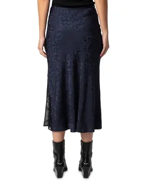 Zadig&Voltaire Jayla Jacquard Silk Skirt