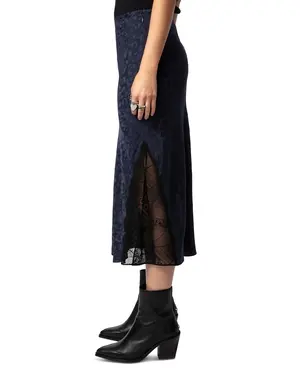 Zadig&Voltaire Jayla Jacquard Silk Skirt
