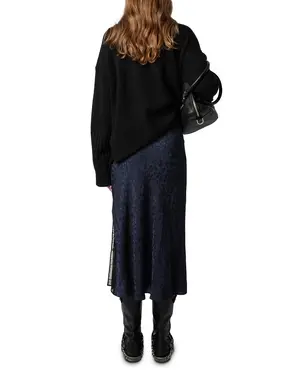 Zadig&Voltaire Jayla Jacquard Silk Skirt