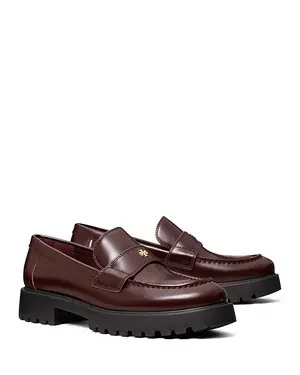 Tory Burch Classic Lug Loafers - Plum