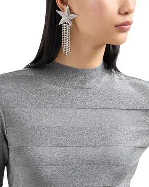 Emporio Armani Shimmer Stripe Sweater
