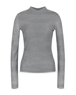Emporio Armani Shimmer Stripe Sweater