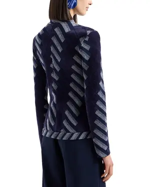 Emporio Armani Geometric Chenille Jacket