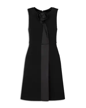 Emporio Armani Rosette Trim Dress