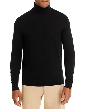 Bloomingdale'S Merino Wool Turtleneck Sweater - Black