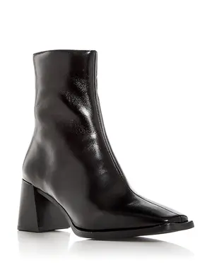 Jeffrey Campbell Sherpal Block Heel Booties - Black