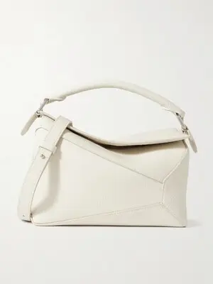 Loewe Puzzle Edge Small Shoulder Bag - White