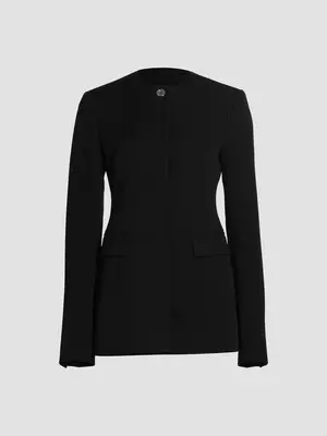 TOTEME Collarless Cinched Jacket