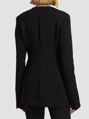 TOTEME Collarless Cinched Jacket
