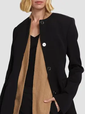 TOTEME Collarless Cinched Jacket