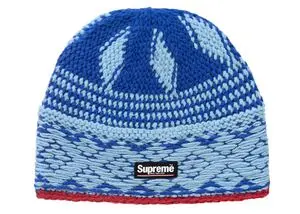 Supreme Diamond Beanie - Navy Blue