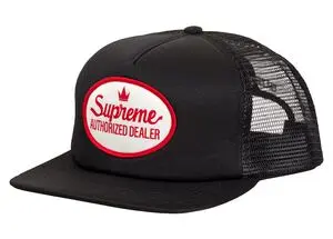 Supreme Authorized Mesh Back 5 Panel Fw24 - Black