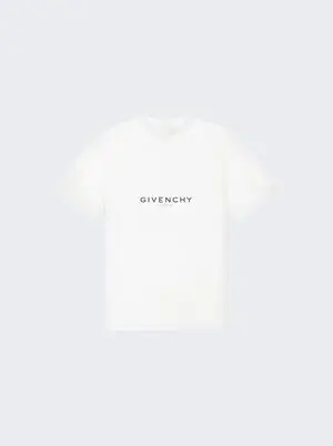 Givenchy Reverse Print Tee - White