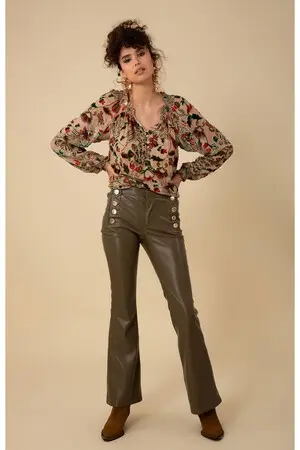 Hale Bob Button Detailed Pants For Women