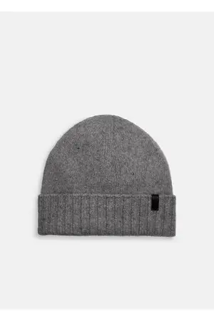 Vince Donegal Cashmere Jersey Beanie - Grey