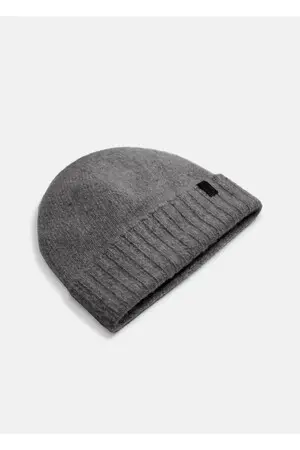Vince Donegal Cashmere Jersey Beanie - Grey
