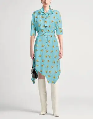 VIVIENNE WESTWOOD Crepe Midi Shirt Dress
