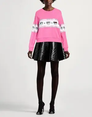 CHIARA FERRAGNI Cotton Sweatshirt With Graphic Print