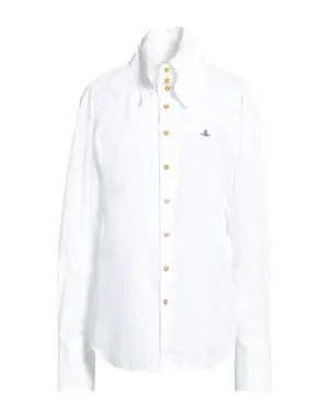 VIVIENNE WESTWOOD Woven Shirt With Embroidered Logo