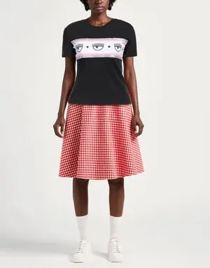 CHIARA FERRAGNI Logo-print T-shirt - Black
