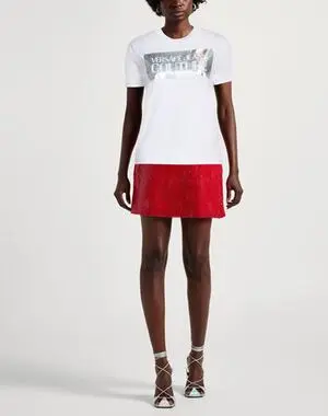 Versace Logo-print Jersey T-shirt - White