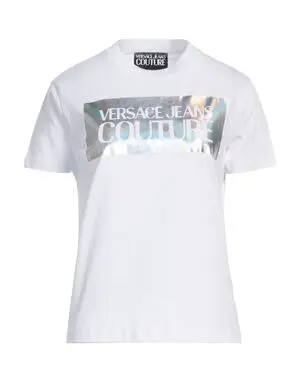 Versace Logo-print Jersey T-shirt - White