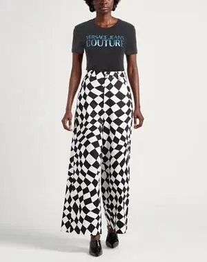 Versace T-shirt In Cotton And Elastane - Black