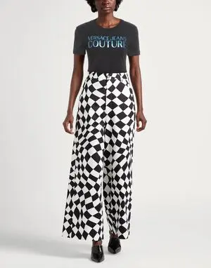 Versace T-shirt In Cotton And Elastane - Black