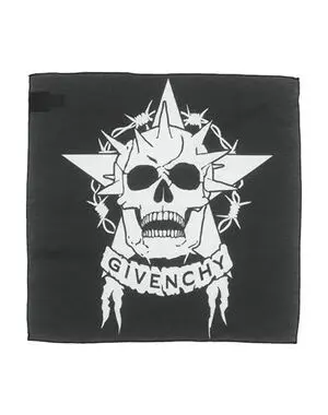 Givenchy Man Scarf Tomato Red Size - Cotton Black