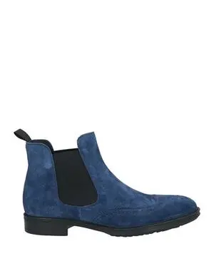 DOUCAL'S Leather Ankle Boots - Blue