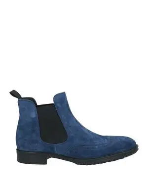 DOUCAL'S Leather Ankle Boots - Blue