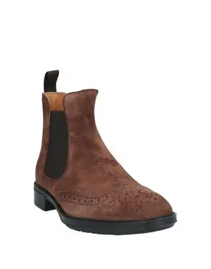 DOUCAL'S Leather Ankle Boots - Brown