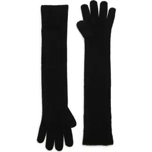 TOTEME Wool & Cashmere Gloves - Black