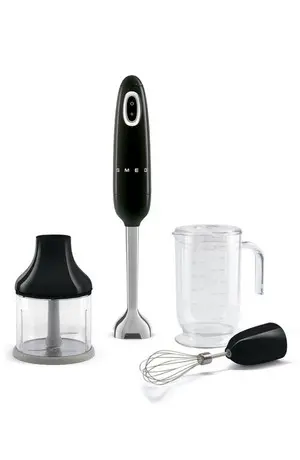SMEG Retro Style Hand Blender Set - Black