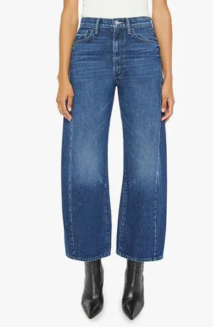 MOTHER High Waist Wide Leg Jeans