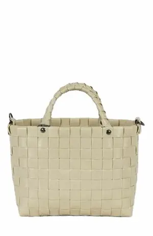 HANDED BY Dash Recycled Plastic Crossbody Bag - Pale Grey