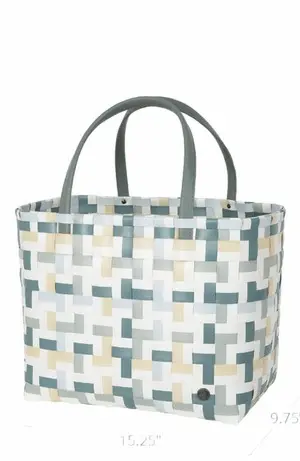 HANDED BY Fifty-fifty Recycled Plastic Weekender Bag - Teal Blue Mix