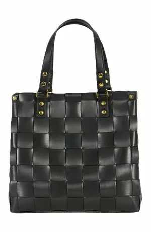 HANDED BY Charlotte Recycled Plastic Handbag - Black