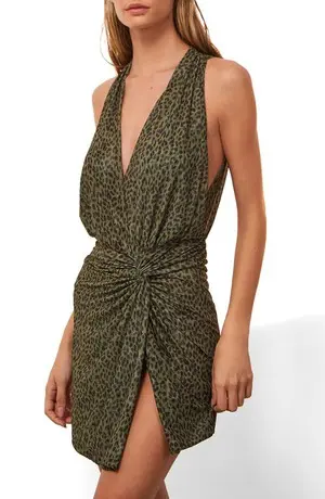 VIX PAULA HERMANNY Rosewood Karina Cover-up Dress - Olive Multi