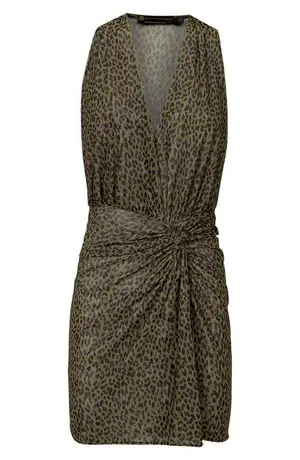 VIX PAULA HERMANNY Rosewood Karina Cover-up Dress - Olive Multi