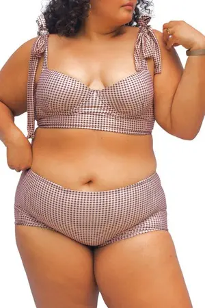 MARY MERCEDES Olivia Swim Shorts - Gingham