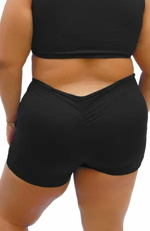 MARY MERCEDES Emma 3" Swim Shorts - Black