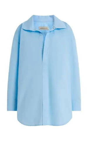 Women's Blue Oversized Shirts