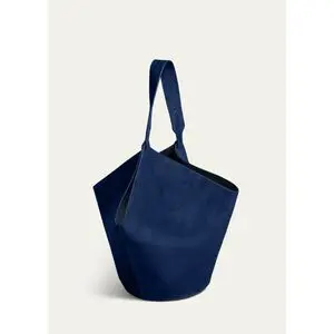 Khaite Lotus Medium Tote Bag - Blue