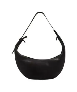 Khaite Augustina Suede Hobo Bag - Black